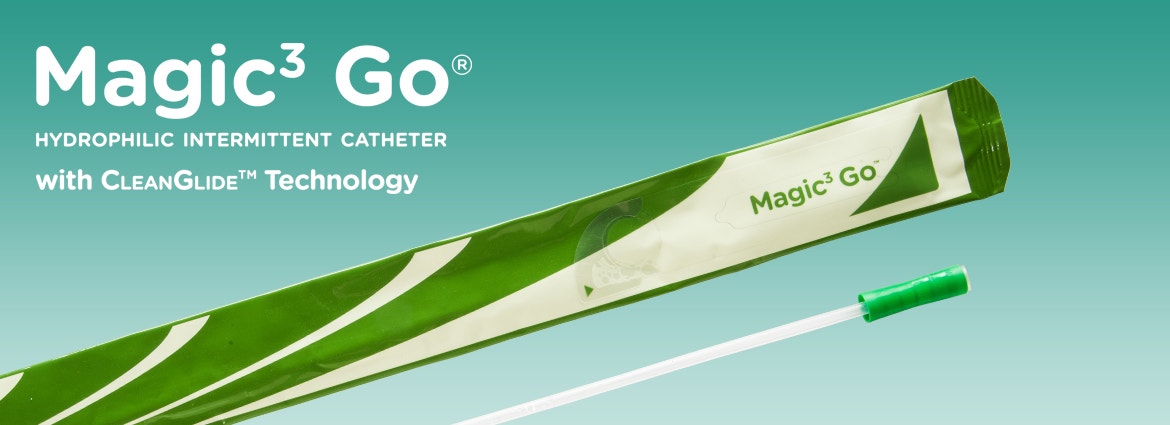 Magic3 Go® Hydrophilic Catheter - Straight tip 16"